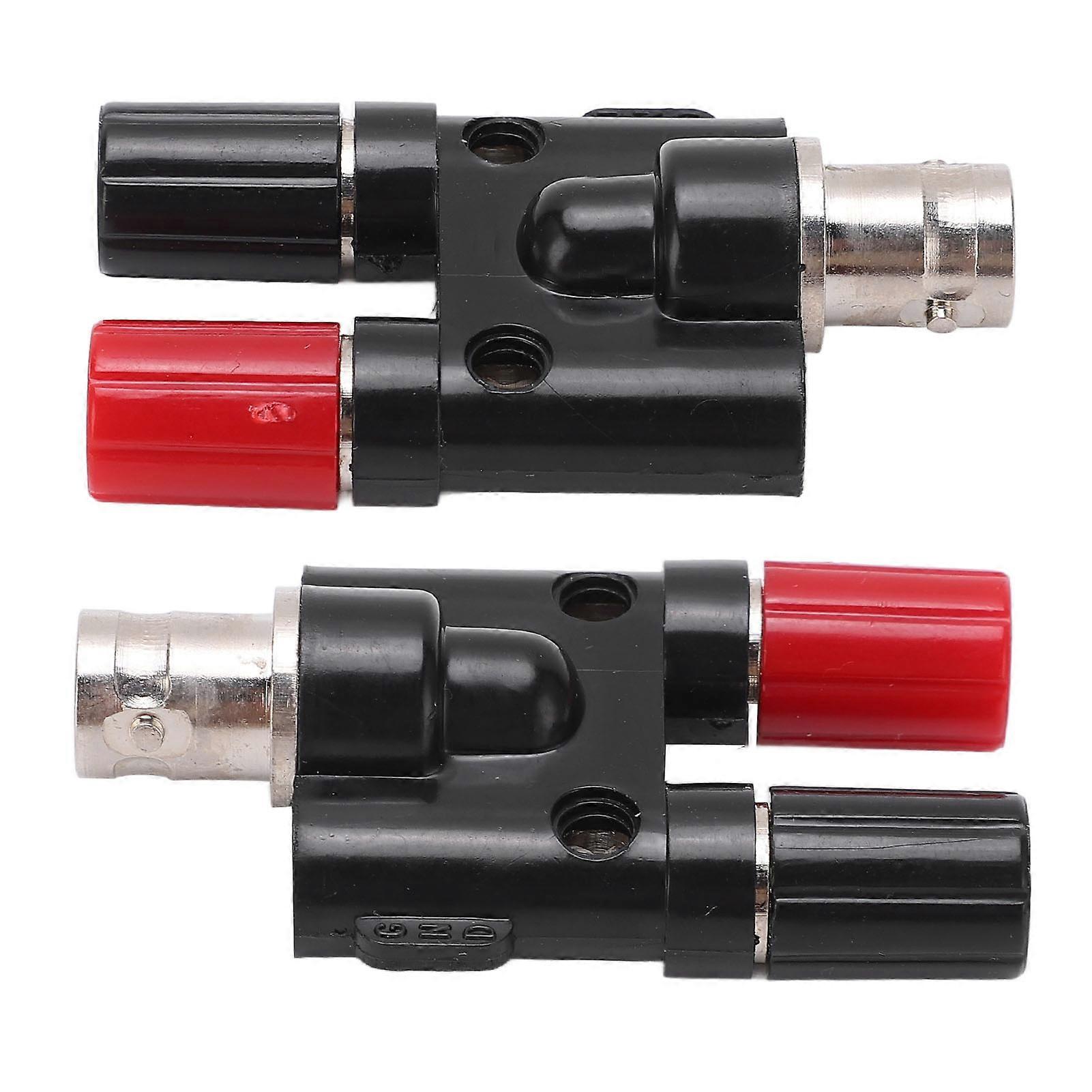 BNC Female to Dual Banana Socket RF Coaxial Splitter Adapter - 2pcs | Fruugo UK