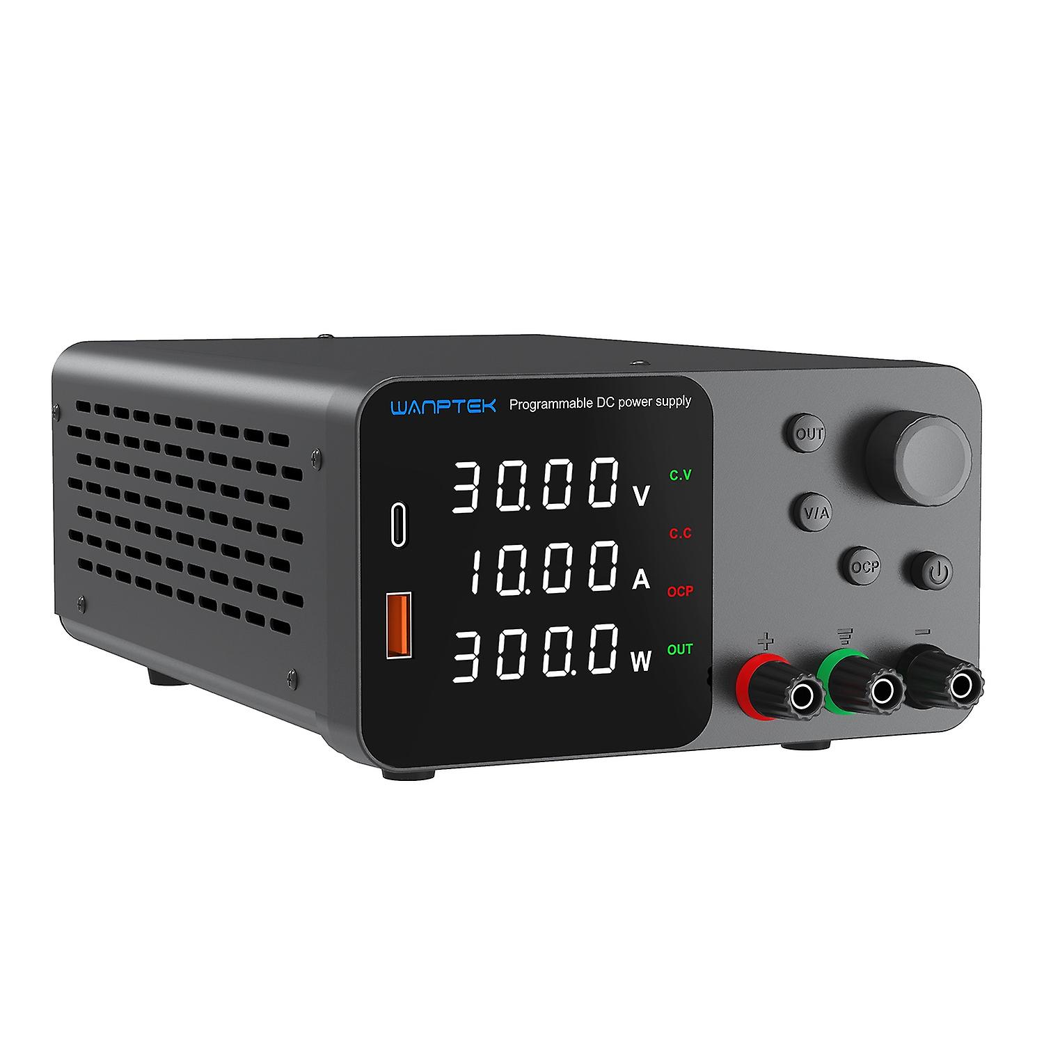 WANPTEK Variable DC Power Supply 60V 5A Bench Power Supply with 4-Digits LED Display Adjustable ...