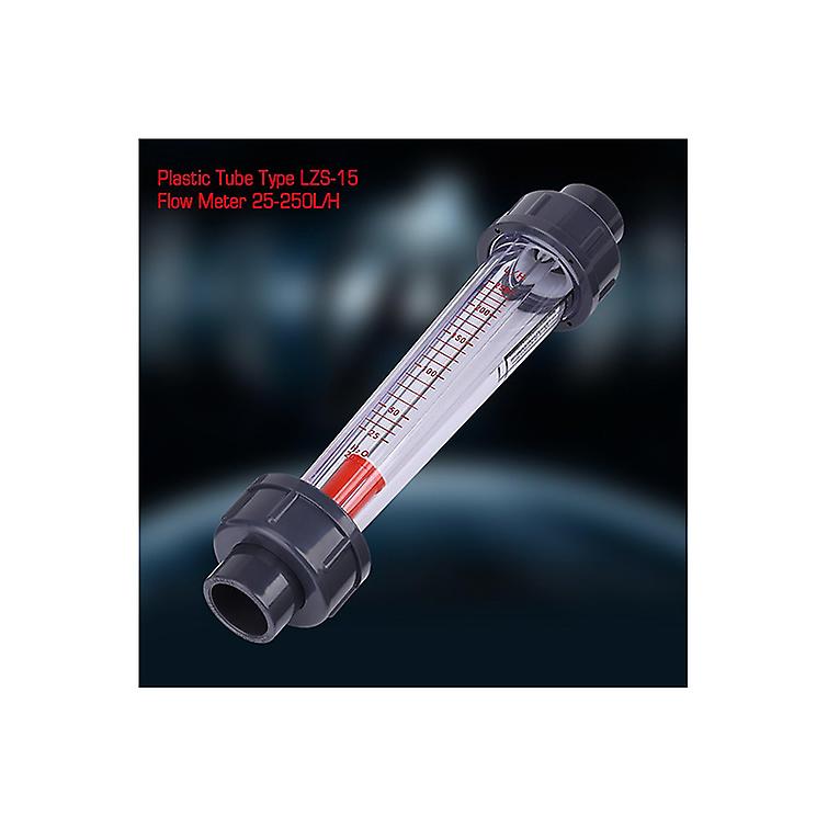 Rotameter Water Flow Meter Plastic Tube Type 25-250L/H Instantaneous ...