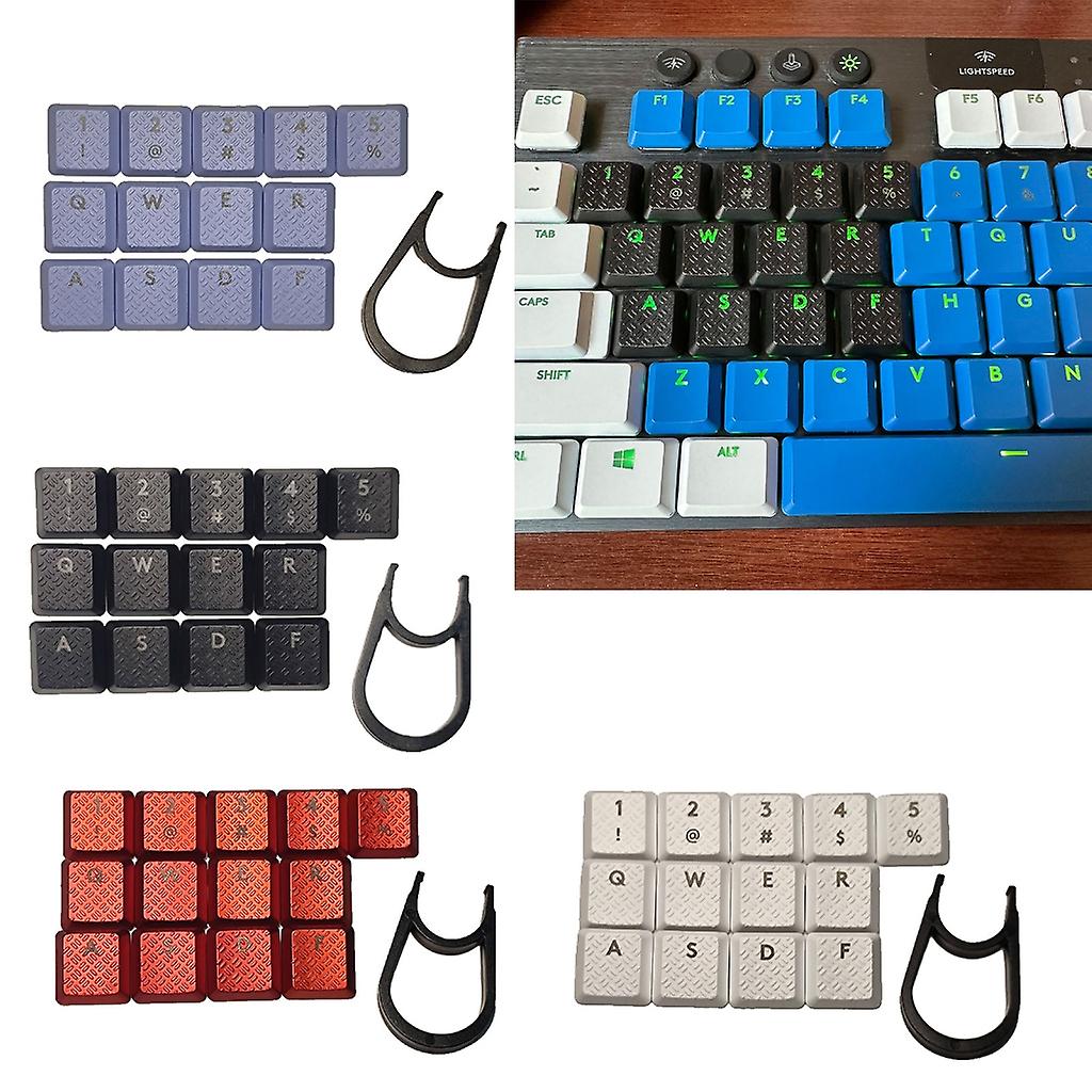 for G813/G815/G915/G913 TKL Backlit Keycaps Improved Grip Keycaps (13 ...