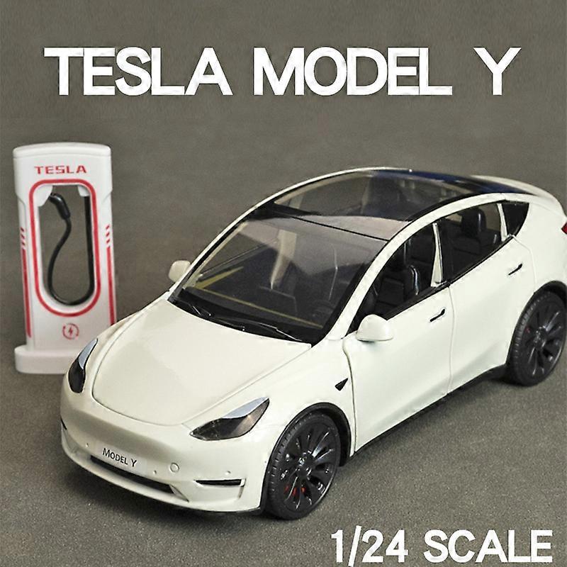 1:24 Scale Tesla Model Y Roadster Alloy Model Car Metal Diecast Vehicle ...