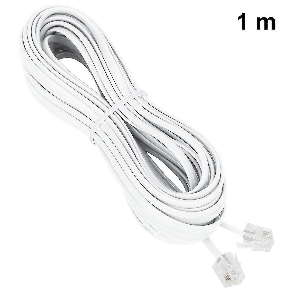 Telephone Cable To Male Modular Telephone Extension Lead Cable Cord ...