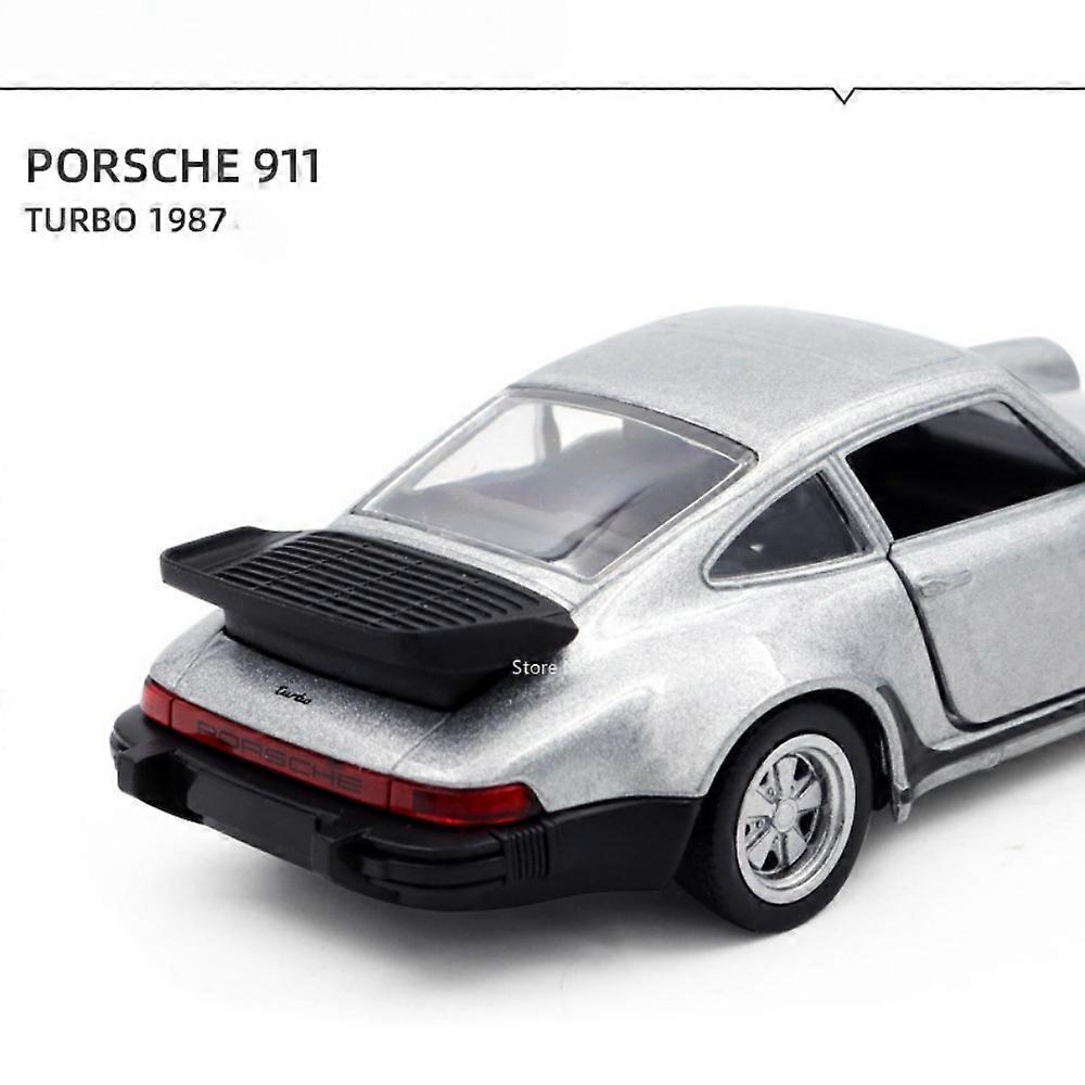 1/36 Scale Porsche 911 Turbo Toy Car Model Alloy Diecast Retro Racing ...