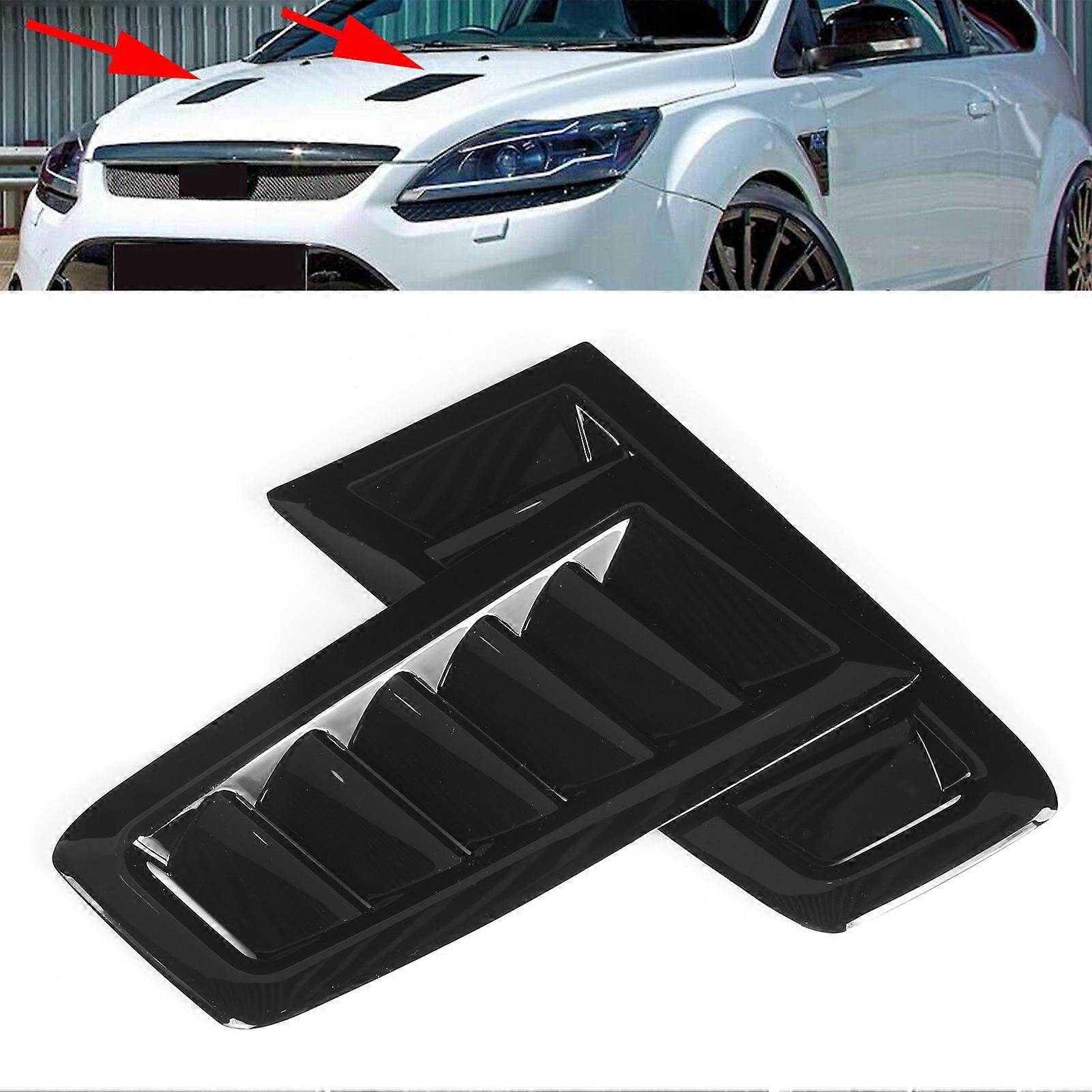 Pair of Front Bonnet Vents Hood Air Outlet Replacement for Focus RS MK2 ...