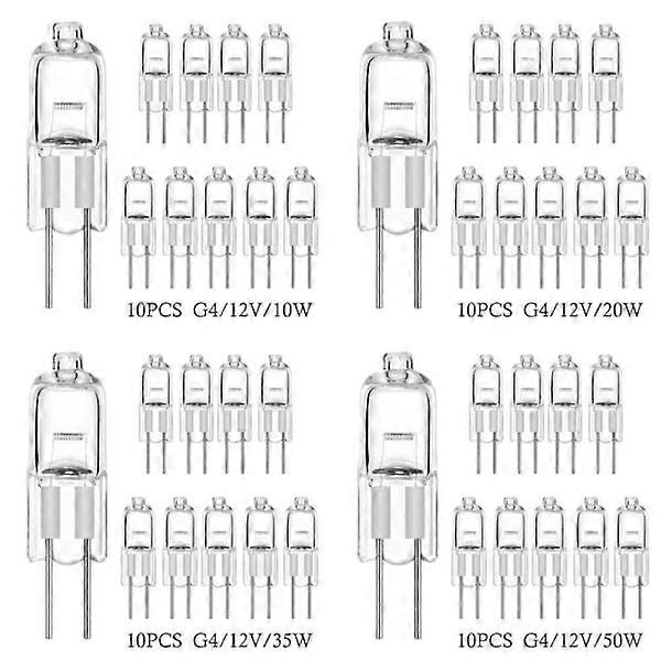 10 pcs halogen bulbs capsule lamps G4-12V-10W G4-12V-10W G4-12V-10W ...