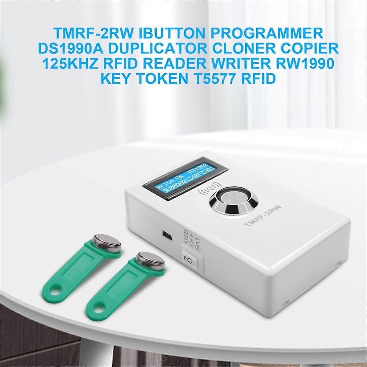 TMRF-2RW IButton Programmer DS1990A Duplicator Cloner Copier 125Khz RFID Reader Writer RW1990 ...