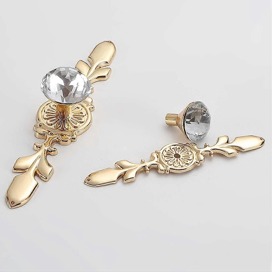 6-PCS Crystal Drawer Knobs Modern Glass Cabinet Knobs Diamond Drawer ...