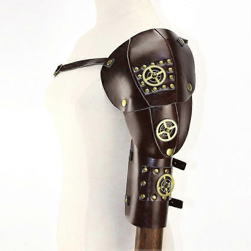 Steampunk Arm Guard Retro Gear Mechanical Medieval Cyberpunk Leather ...
