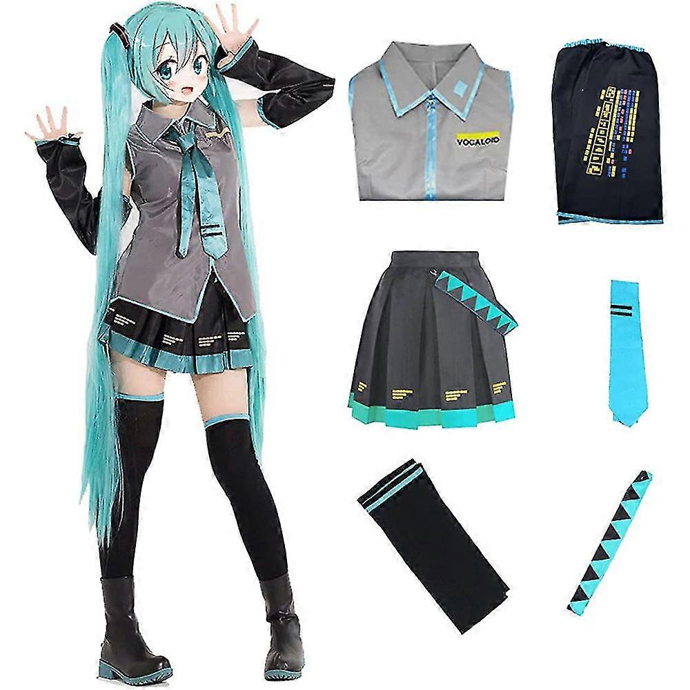 Hatsune Miku Cosplay Party Costume For Women Performance Show Dress ...