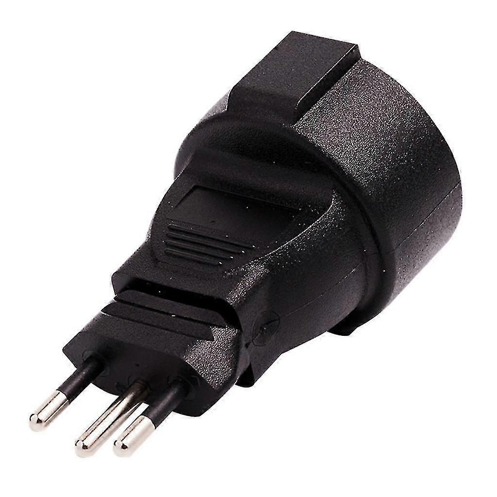 Swiss 3pin Round To Eu Standard 16a 250v Power Supply Adapter Male To ...