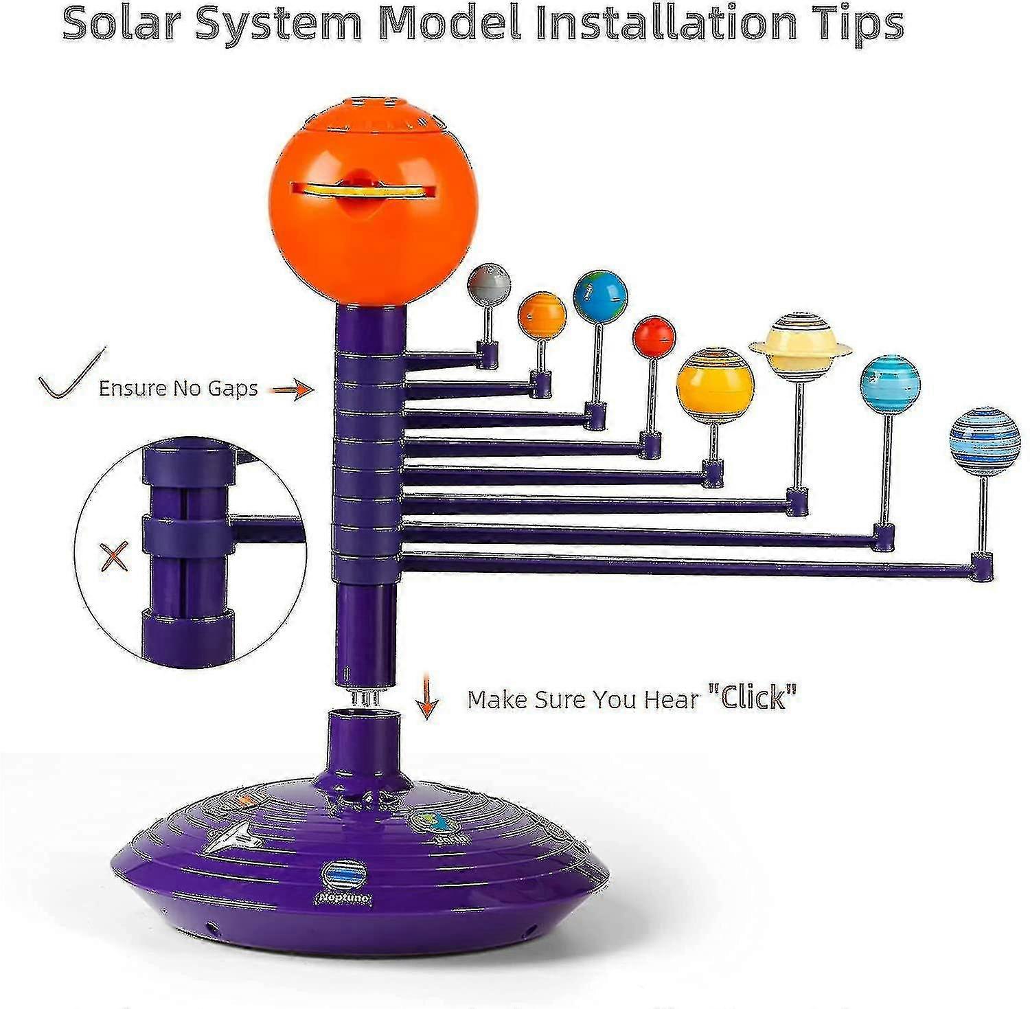 Solar System For Kids, Talking Astronomy Solar System Model Kit ...