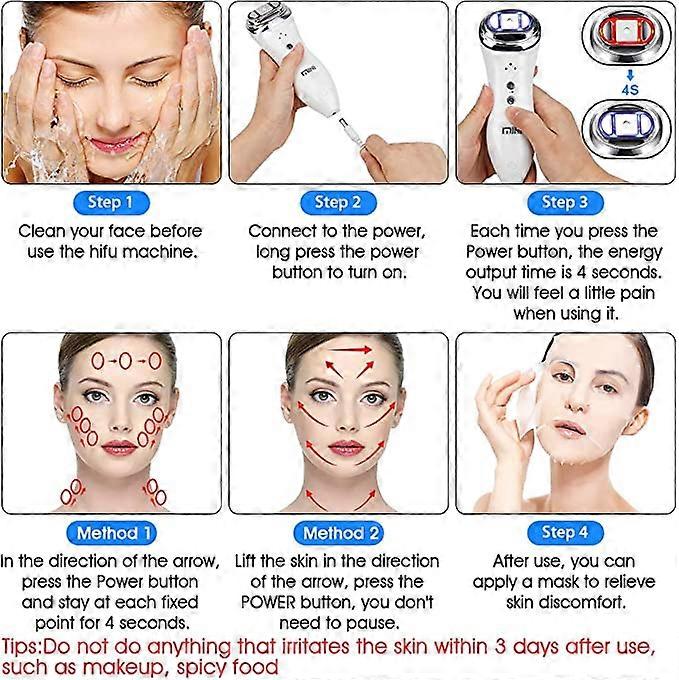 Mini HIFU Machine Professional RF Ultrasonic HIFU Face Lifting Wrinkles ...