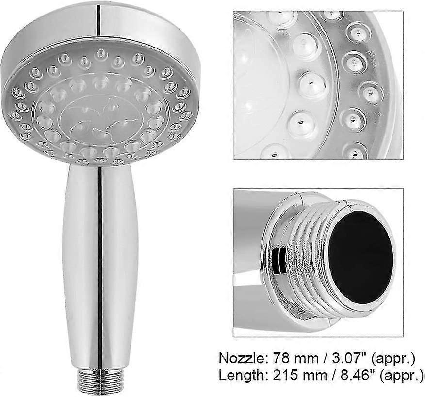 Led Shower Head 3 Color Changing Blue/green/red Water Glow Temperature ...