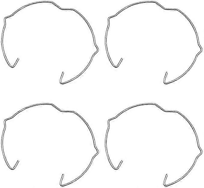 36 Pieces Lamp Retaining Rings for GU10 MR16 Spotlight 50MM Silver Horn ...