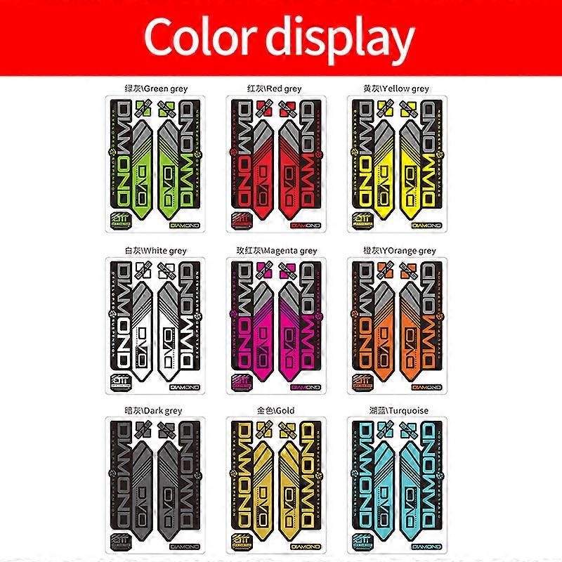 bicycle stickers DVO Diamond MTB Fork Sticker bicycle front fork decal ...