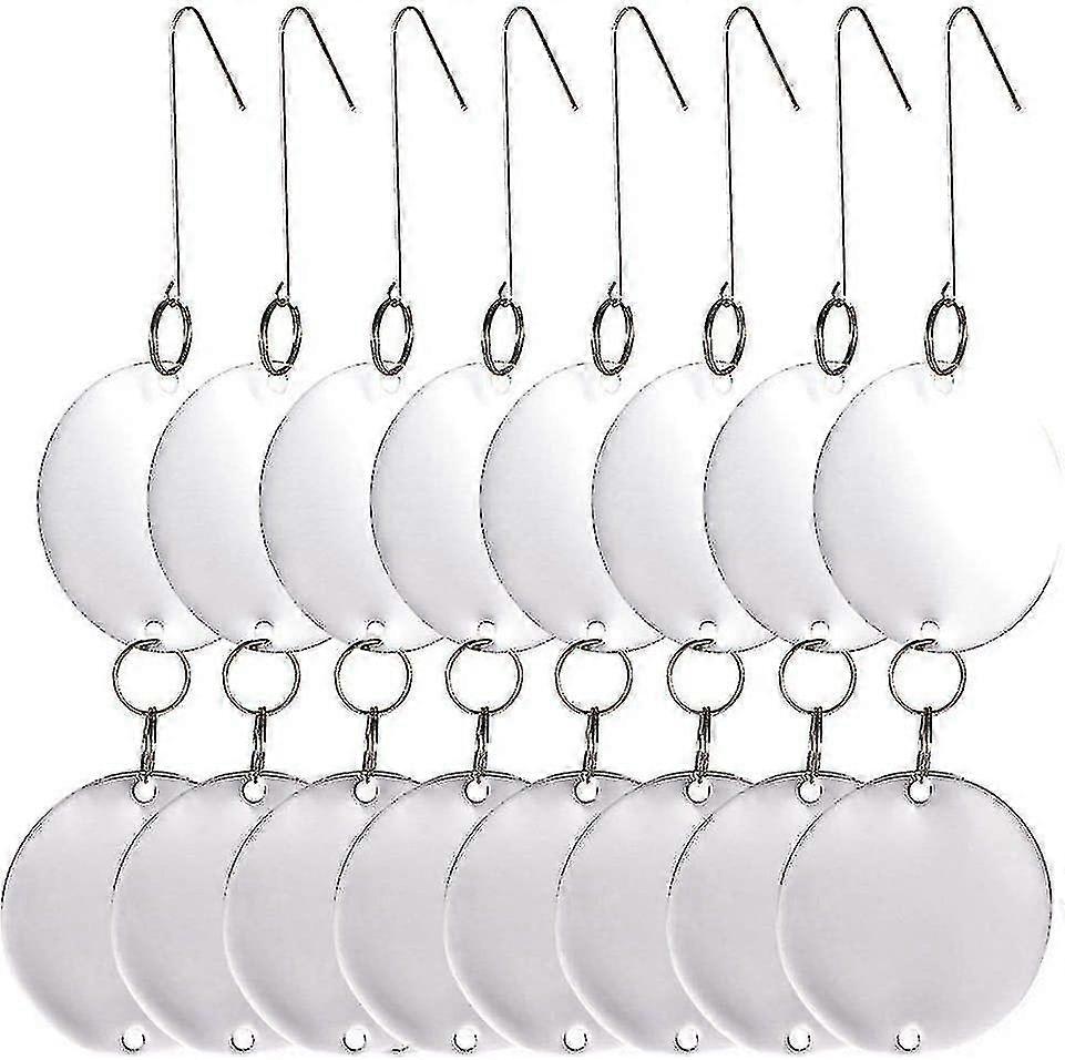 16 Bird Repellent Discs | Stainless Steel Cds | Double-sided Reflectors ...
