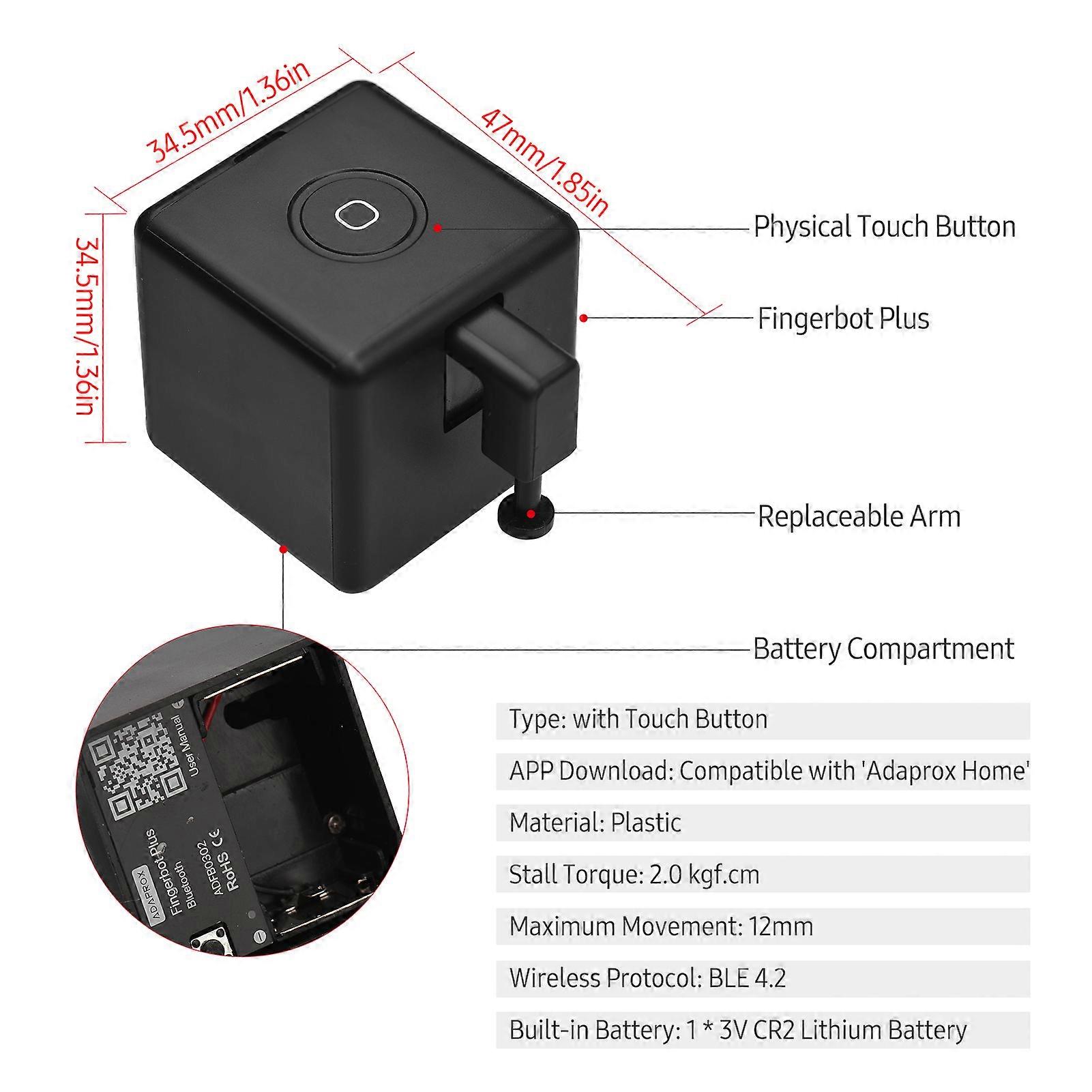 Mini BT Fingerbot Home Automation Controller with Touch Button APP ...