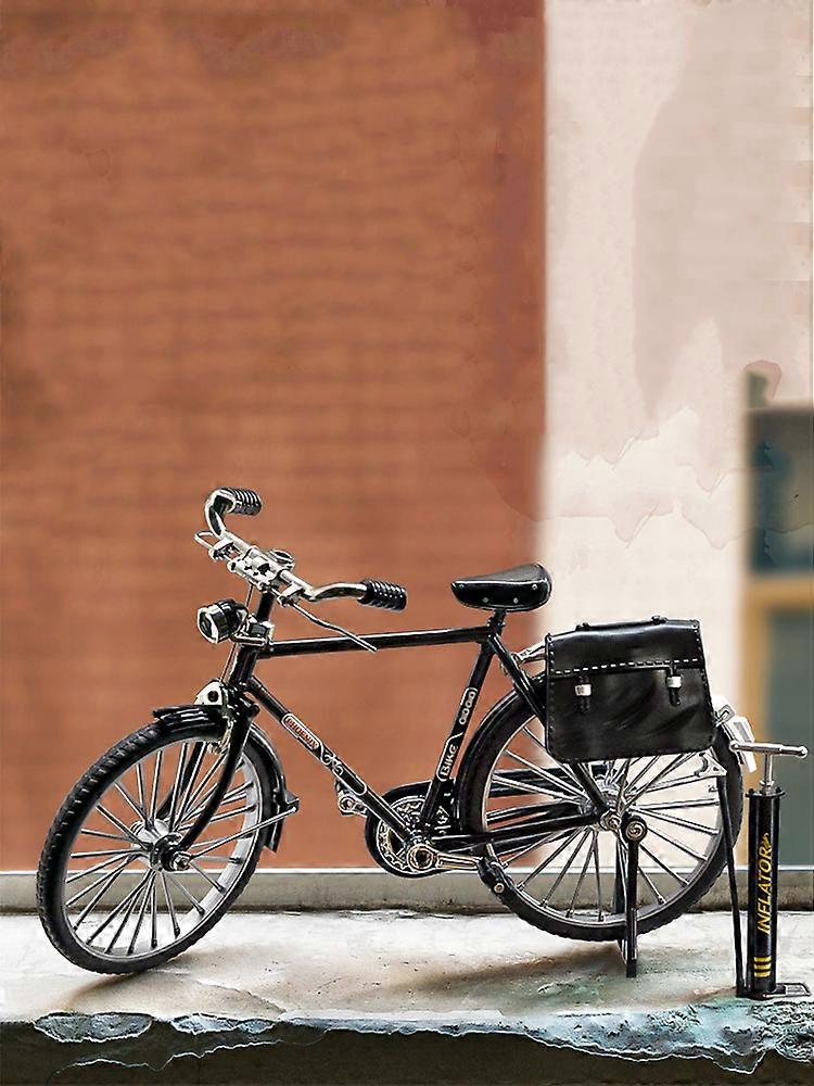 New Upgrade DIY Retro Bicycle Model Ornament for Kids, Simulation Mini ...