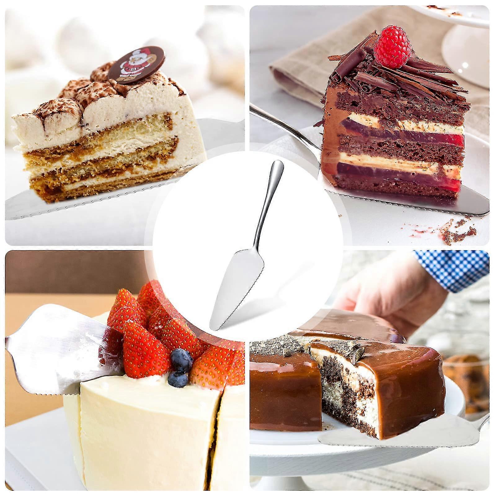 6pcs Cake Slice And Pie Server,cake Pizza Pie Server,stainless Steel ...