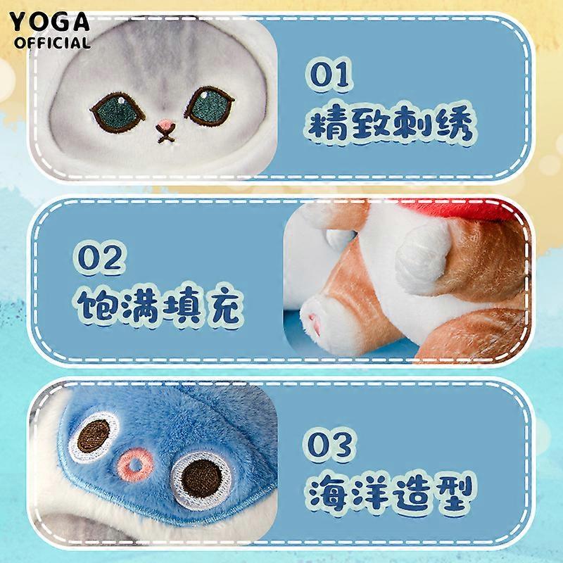 Original Mofusand Kawaii Cos Cat Plushies 23cm Cosplay Marine Animals ...