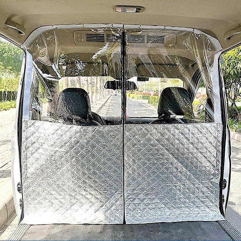 For Ford Transit Custom Cab Divider Heat Insulation Curtain Kits with ...