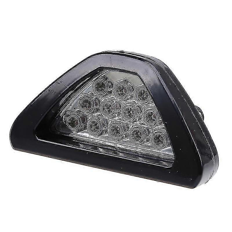 Universal Brake Signal Lamp F1 Style Triangle Sporty 12led Rear Fog ...