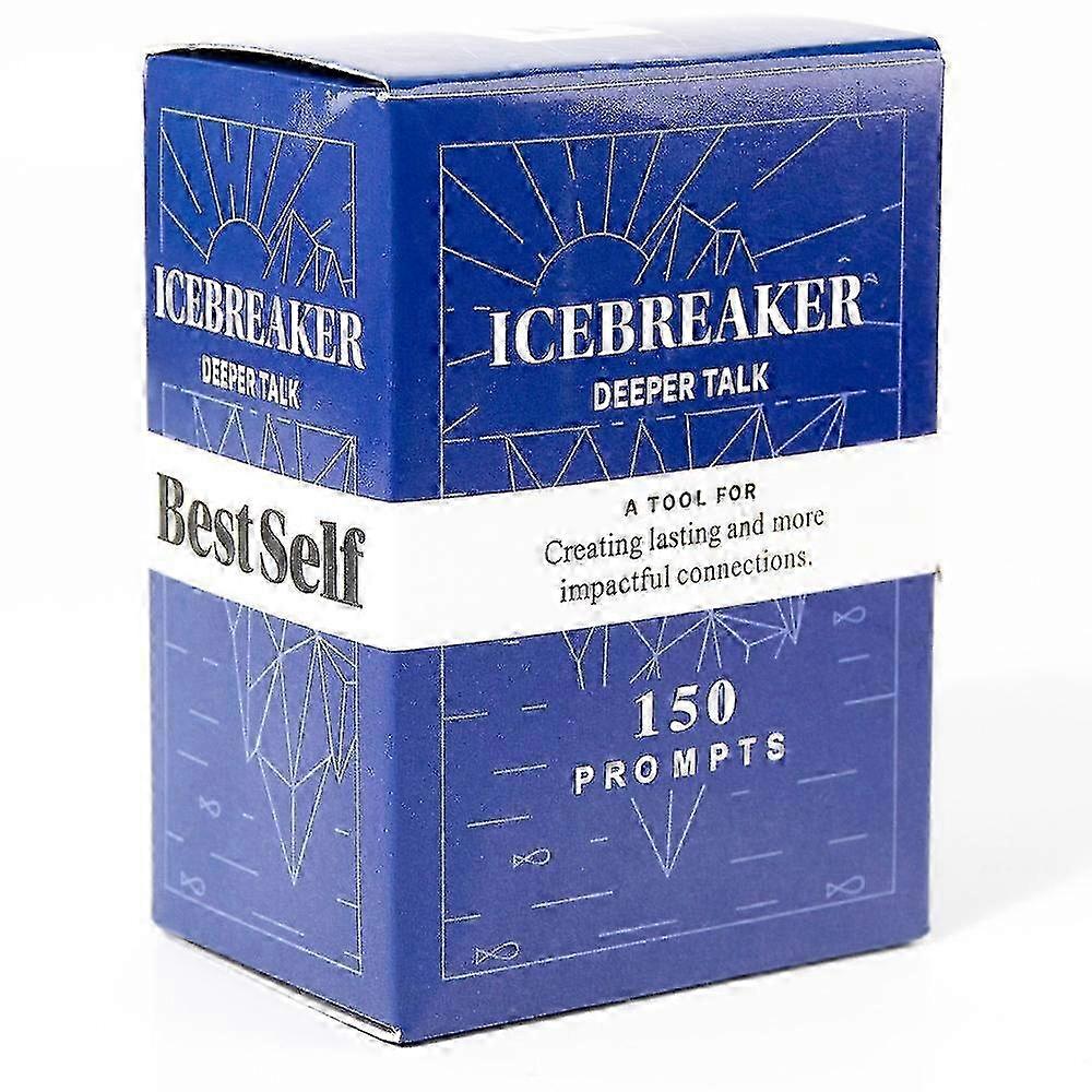 150 Cards Icebreaker Deeper Talk Deck by Bestself Conversation Party ...