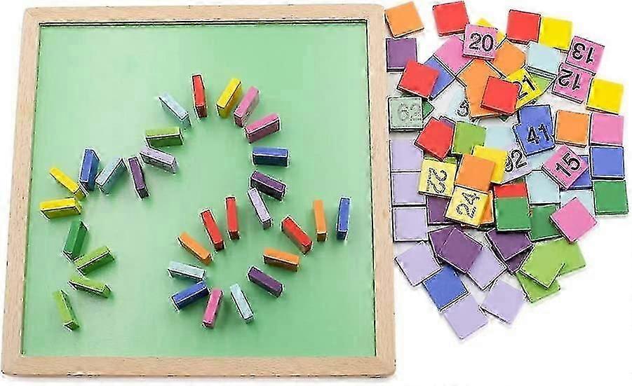 Wooden Math Hundred Board, Counting To 100 For Kindergarten, 1-100 ...