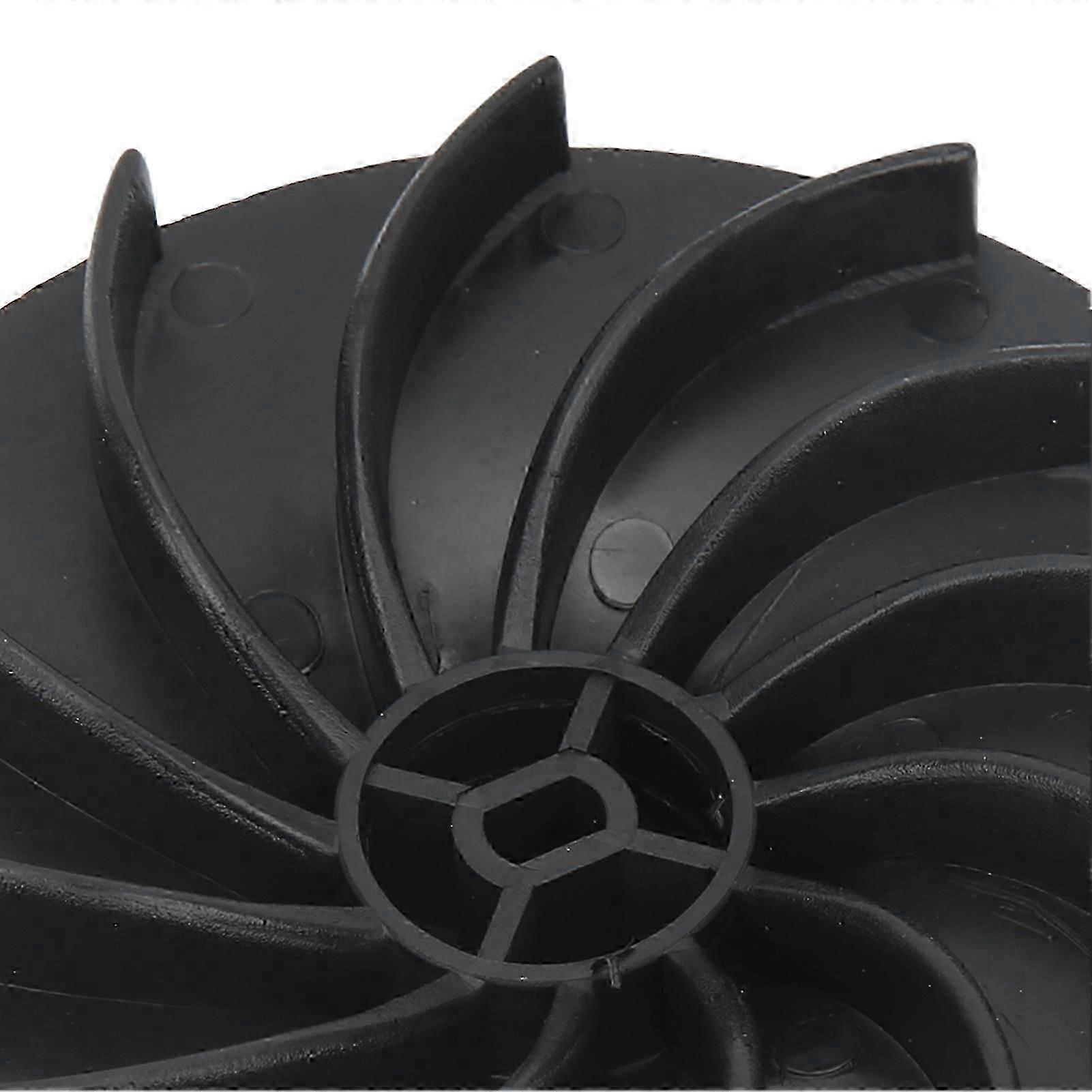 Vac Impeller Fan Black ABS Leaf Blower Vacuum Parts 125 0494 Replacement for Toro Electric ...