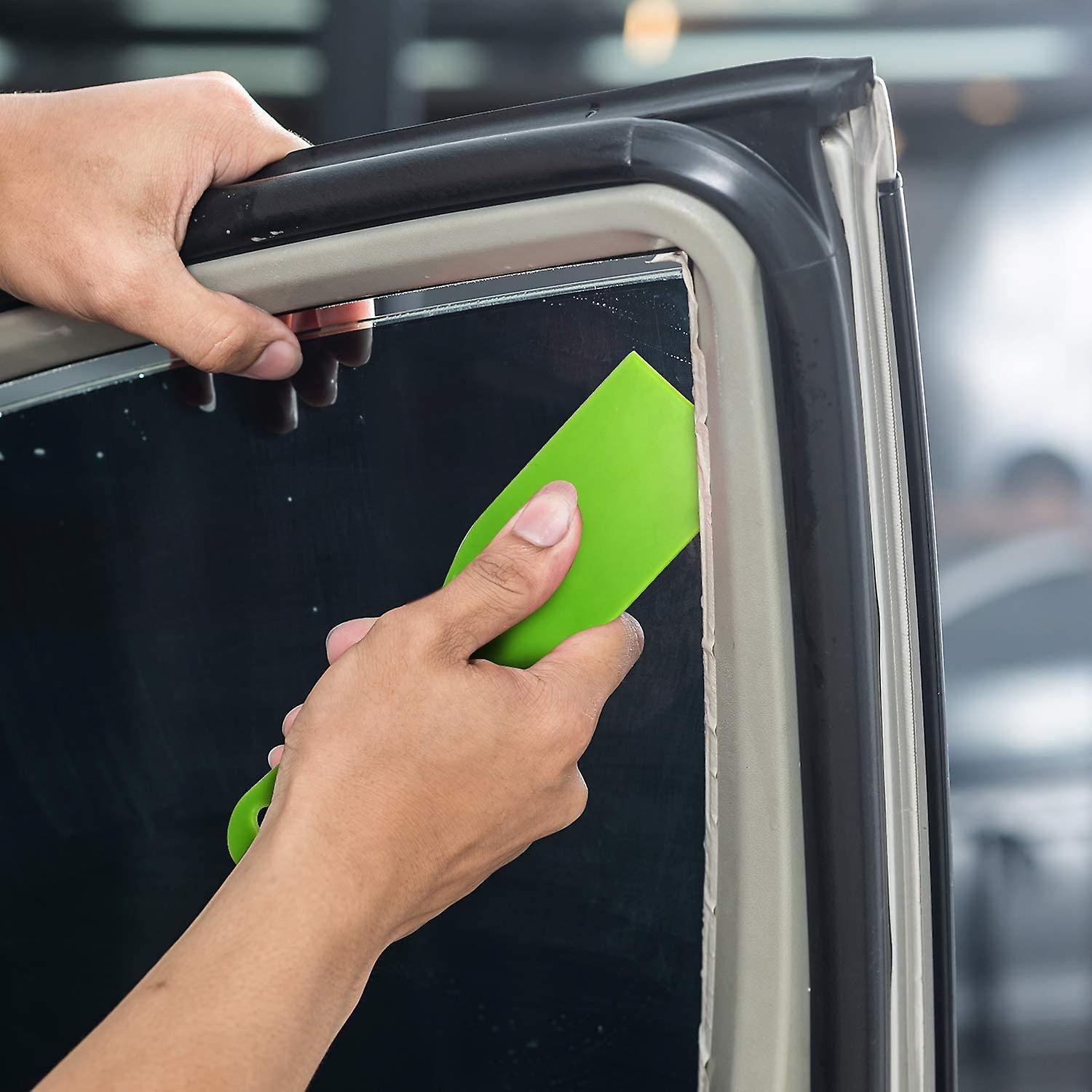 Reusable Plastic Putty Knife Set Green Flexible Scraper Tool Flexible ...