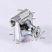 Glass door lock, Chrome steel lock, glass screen lock, Lock for glass ...