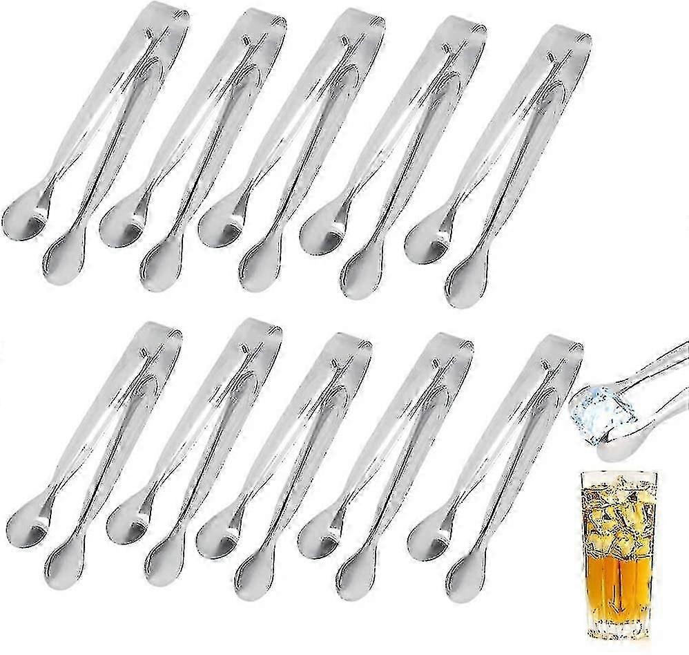 Set Of 10 Stainless Steel Mini Ice Clips For Wedding Party, Bar ...