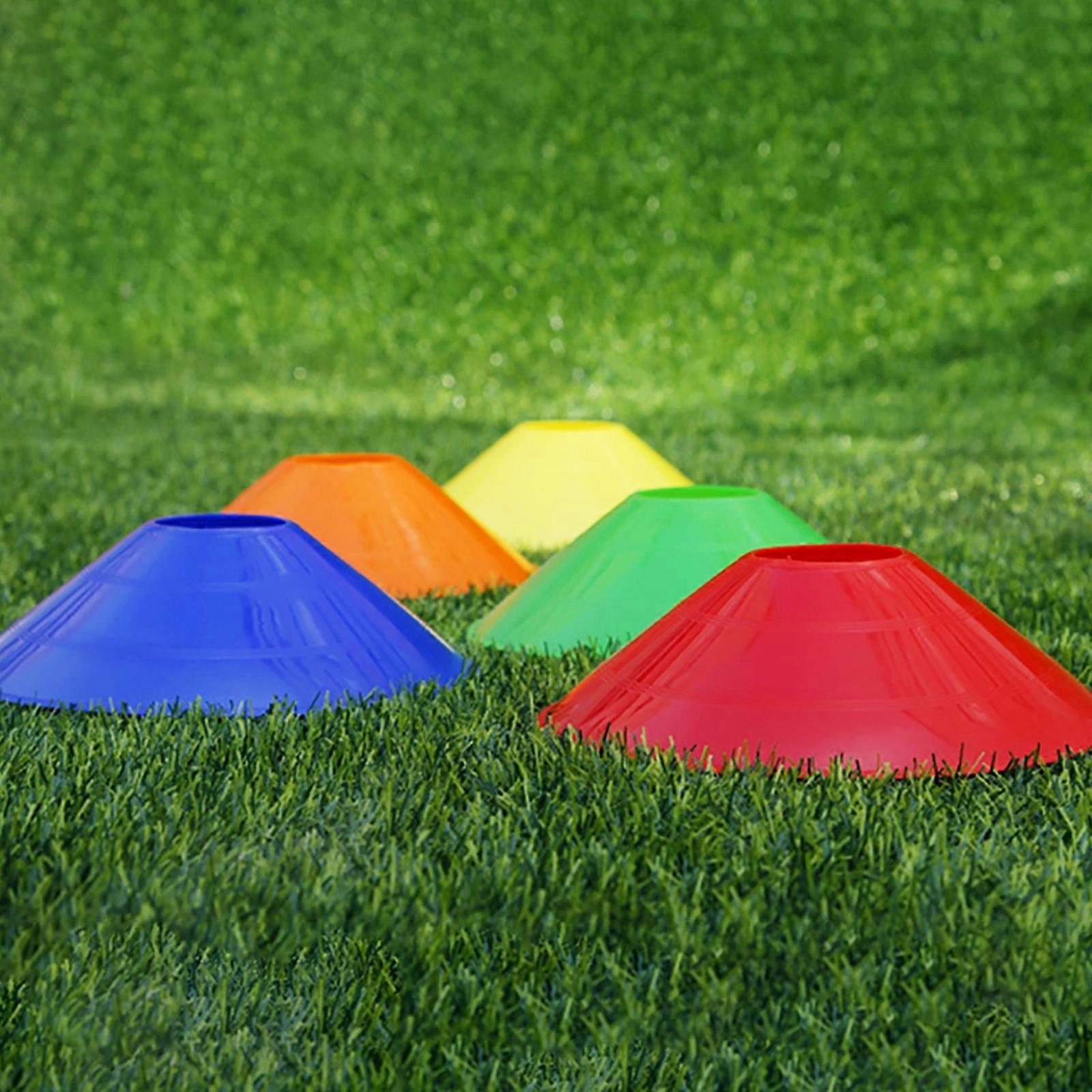 10Pcs Soccer Disc Cones Agility Soccer Cones with Plastic Brackets for ...