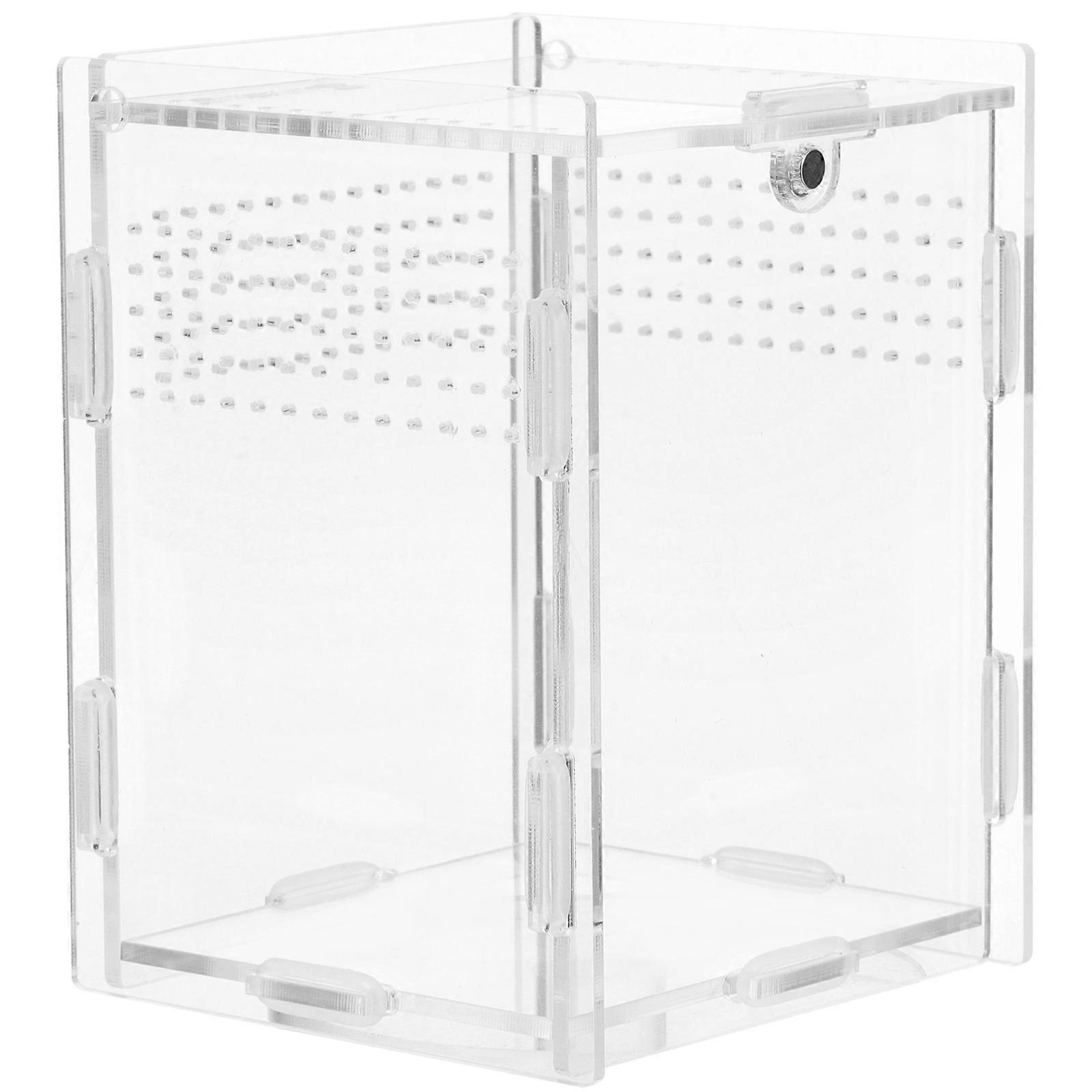 Clear Acrylic Reptile Terrarium Kit with Ventilation for Lizards ...