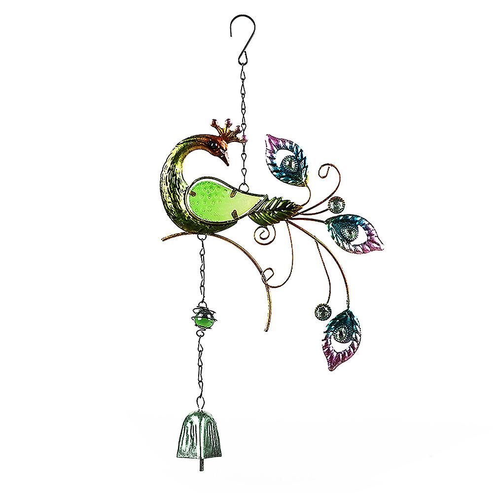 Metal Wind Chime Shaped Hanging Pendant Colored Drawing Wind Bells ...