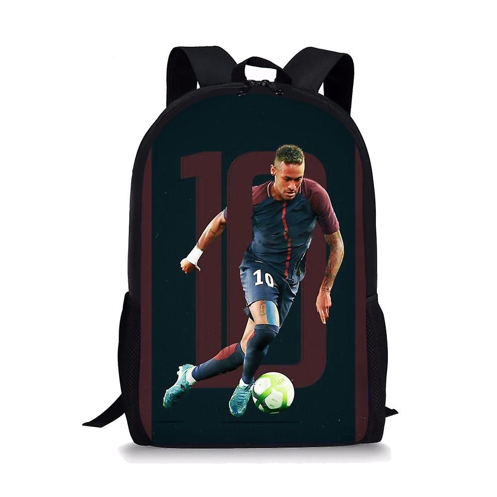 Football-star-Neymar Jr School Bags For Boys Girls 3D Print School ...