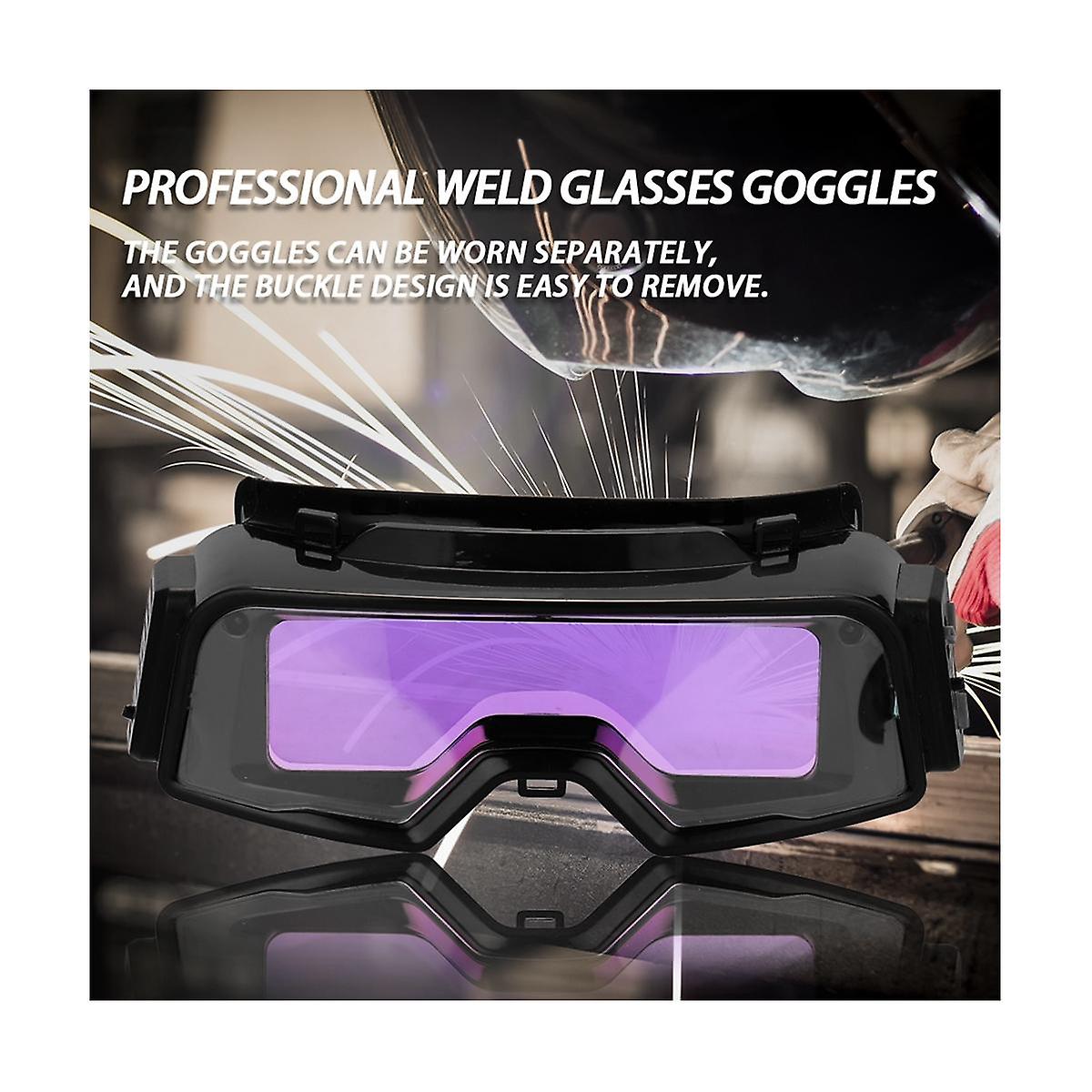 Automatic Darkening Welding Glasses Mask Welding Cap for TIG MIG ...