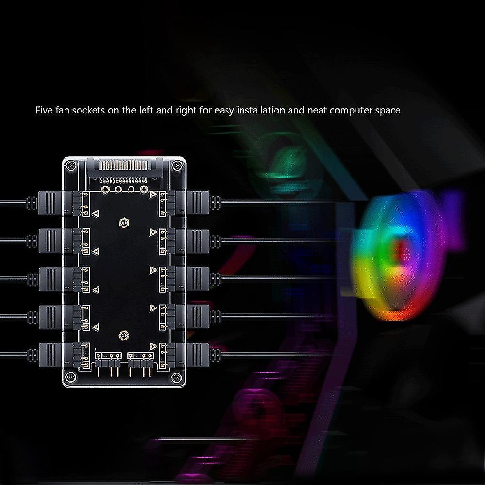 5v Rgb Splitter Hub With Case And For 5v 3pin Led Controller,led ...