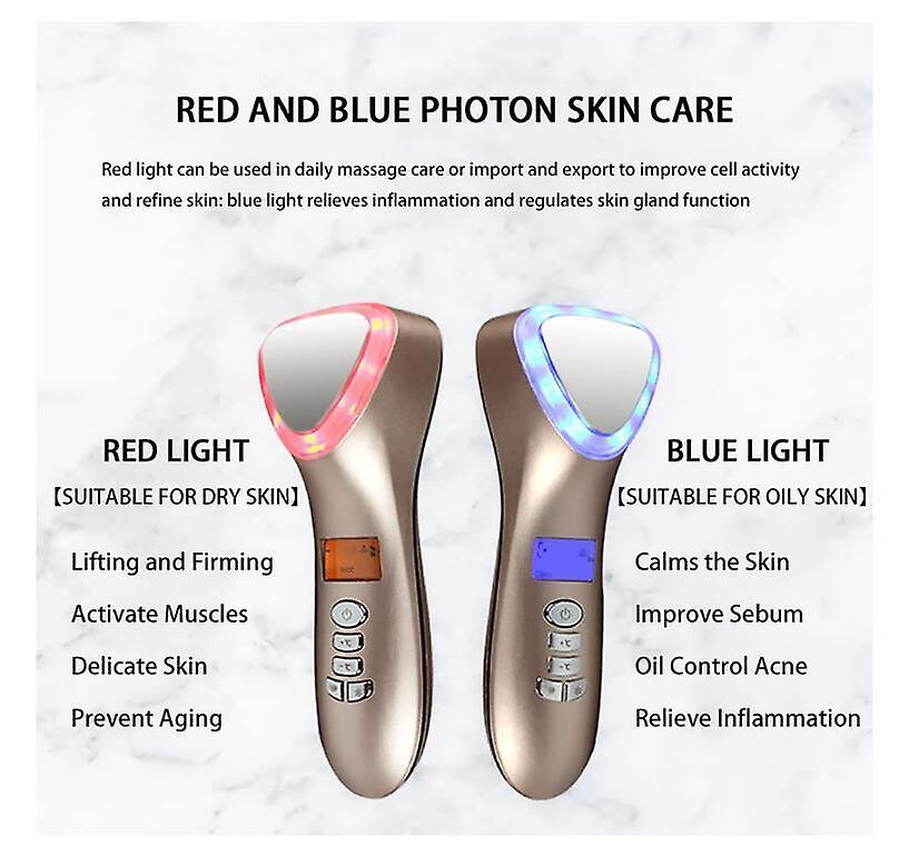 Illumiwave Red and Blue Light Therapy, Lumigen 5-in-1 Advanced Skincare ...