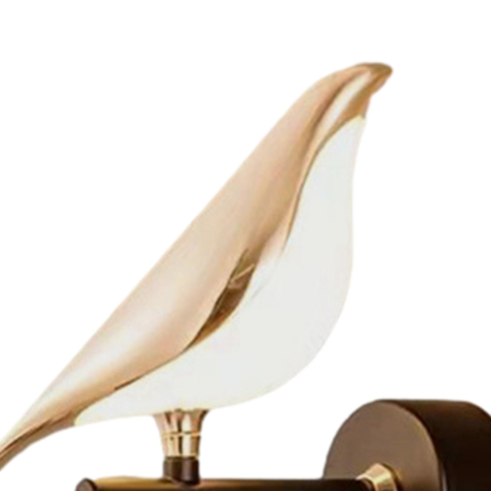 Bird Wall Sconce Wall Lamp Bedside Acrylic Lampshade LED Wall Light ...