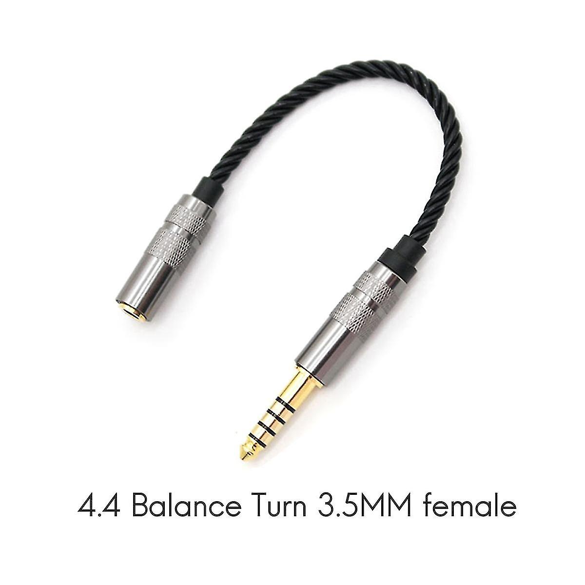 Hifi 4.4mm Balanced Headphone Adapter Audio Cable 4.4 Xlr 4 Pin Male To ...