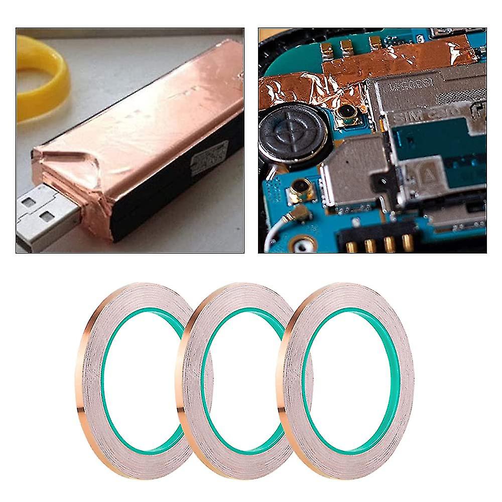 4 Pcs Copper Foil Tape Double-sided Conductive Adhesive Heat Resistant ...