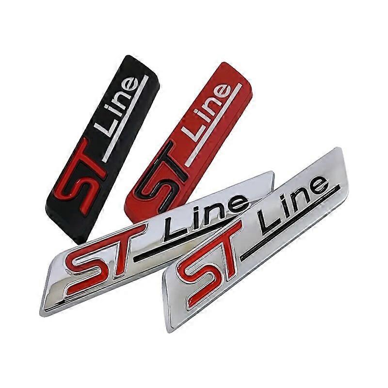3d Metal ST Line Sticker Car Fender Side Emblem Badge For Ford Kuga MK3 ...