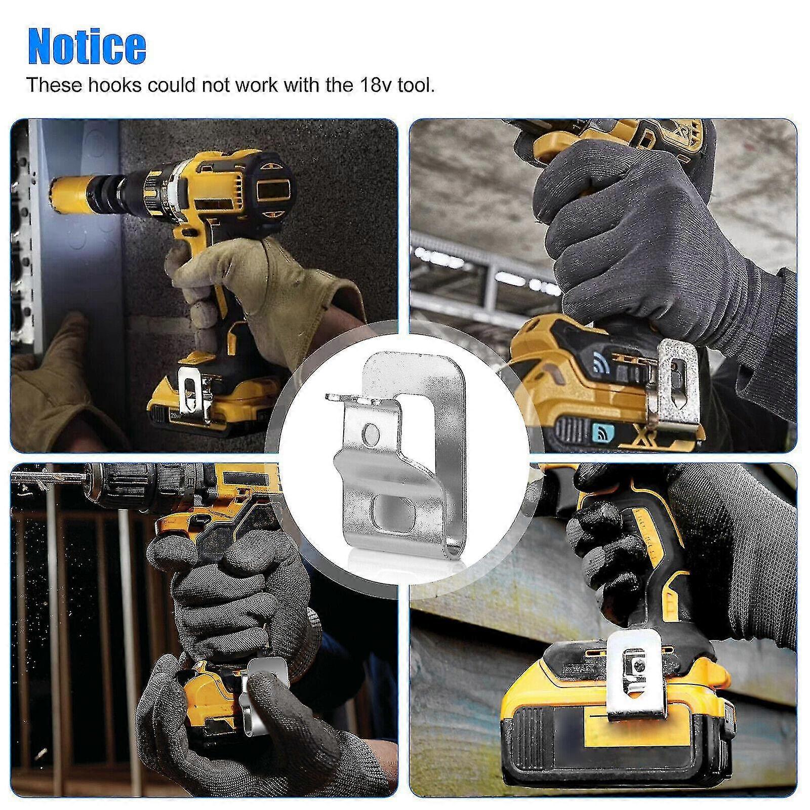 6Pcs Replacement Belt Clip Hooks Set For Dewalt 20V Tools DCD980 DCD985 ...