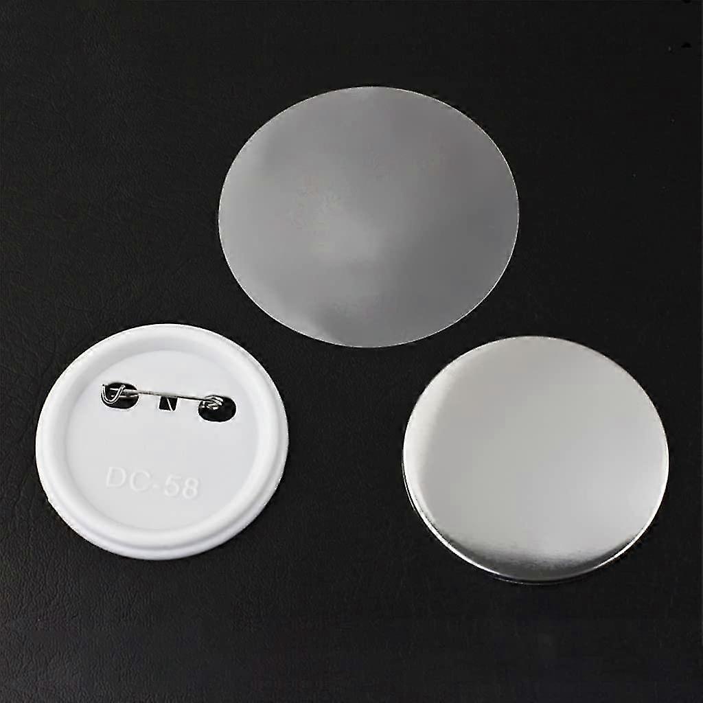 Numb 100 Sets Metal Blank Badge Brooches Lapel Pin Diy Parts For Button ...