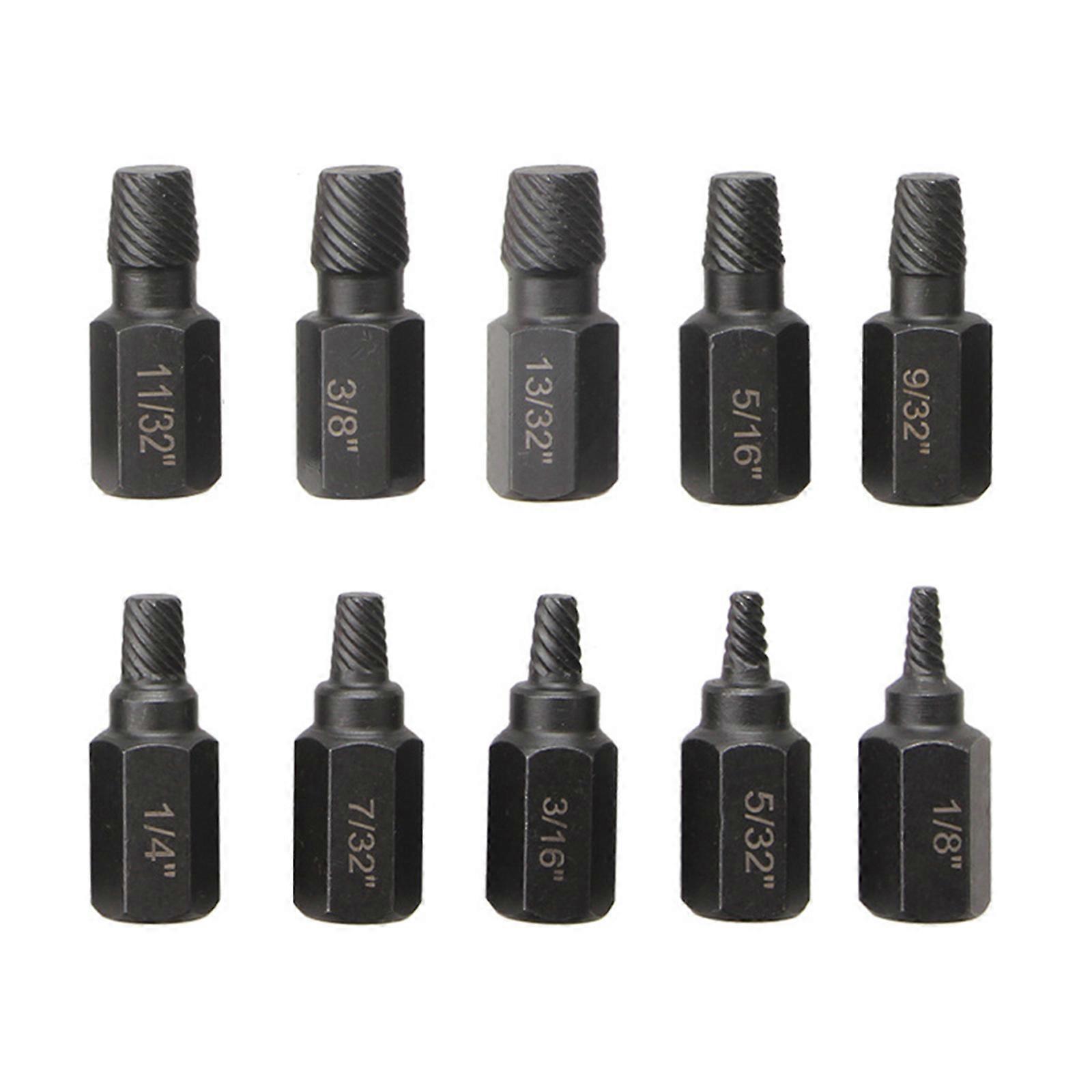 10Pcs Bolt Extractor Set Bolt Nut Removal Extractor Socket Kit for ...