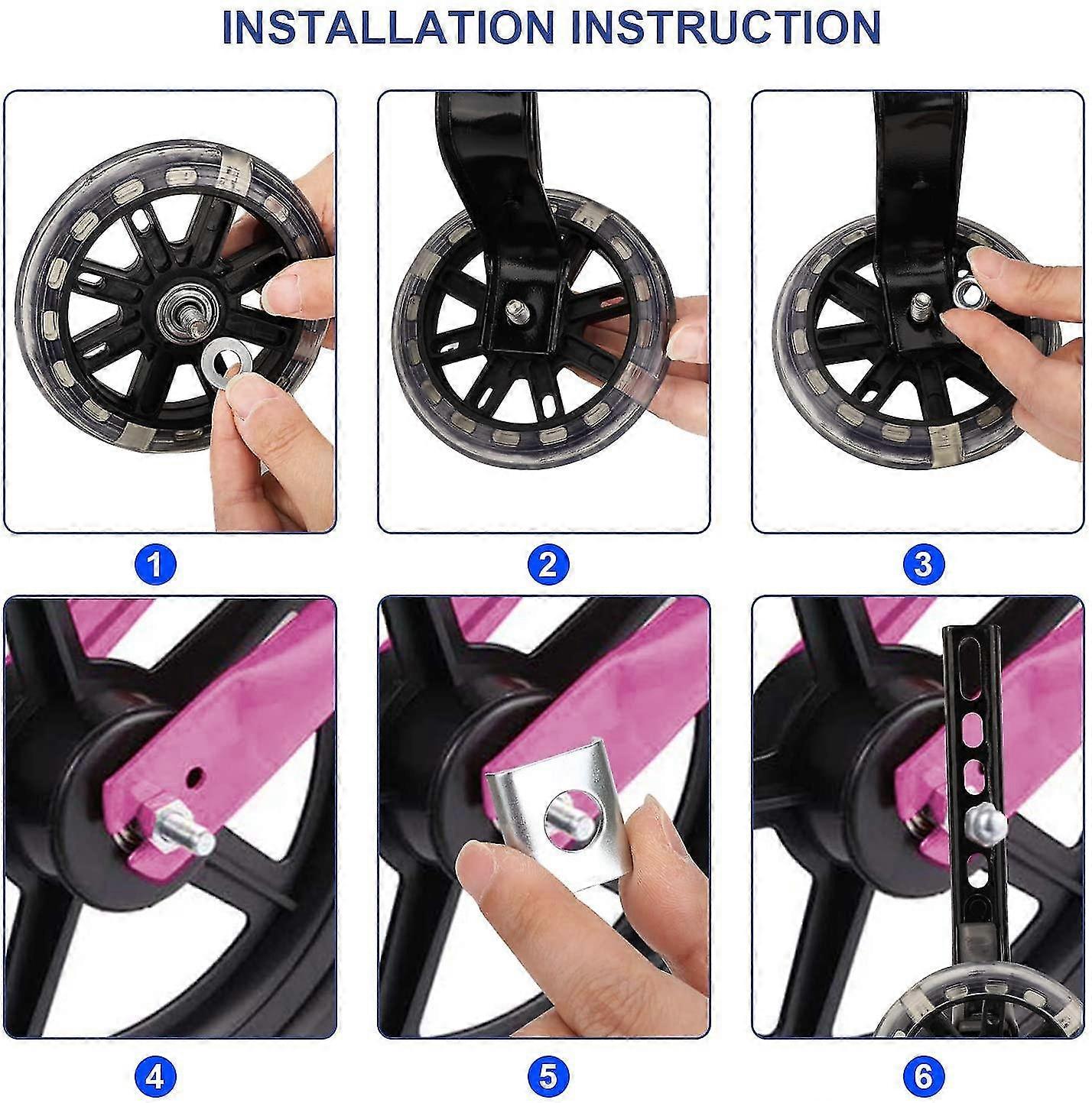 Stabilizers Small Wheels For Kids Bike Auxiliary Wheel Stand Training ...