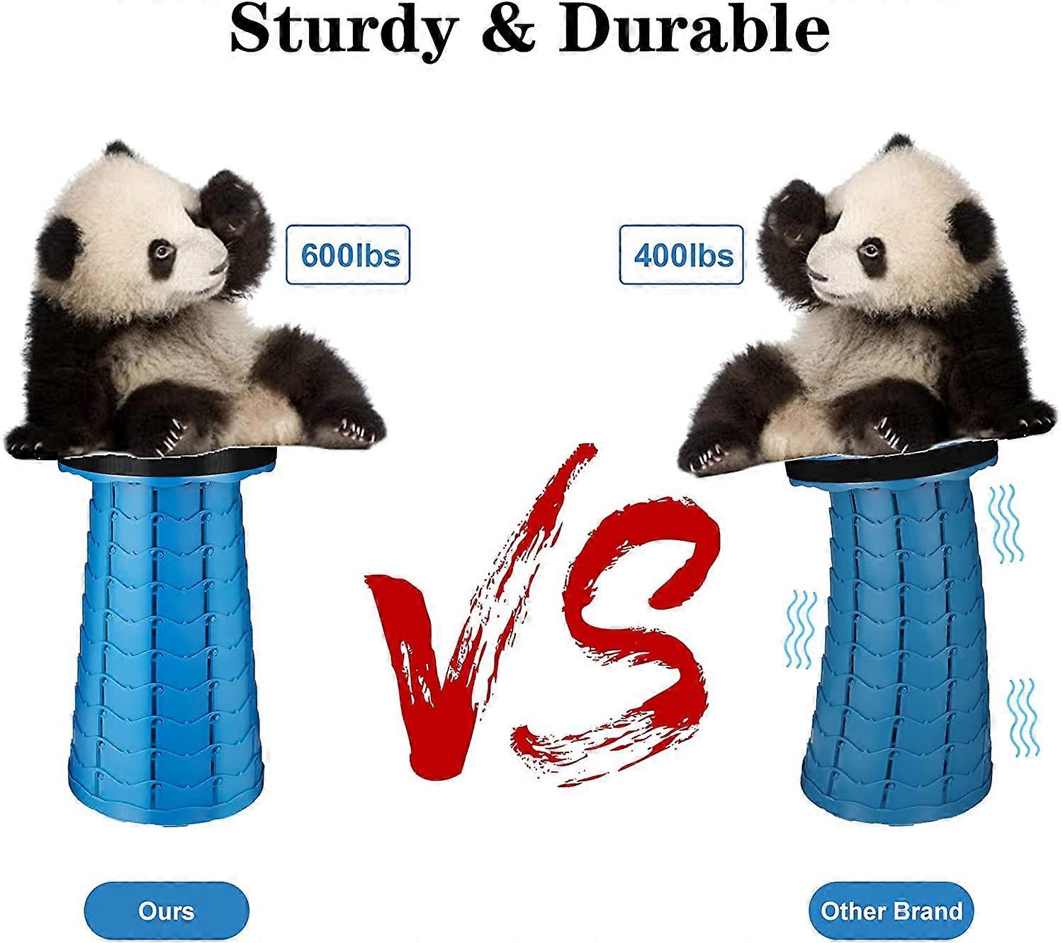 2 Pack Portable Telescopic Stool Collapsible & Retractable Folding ...