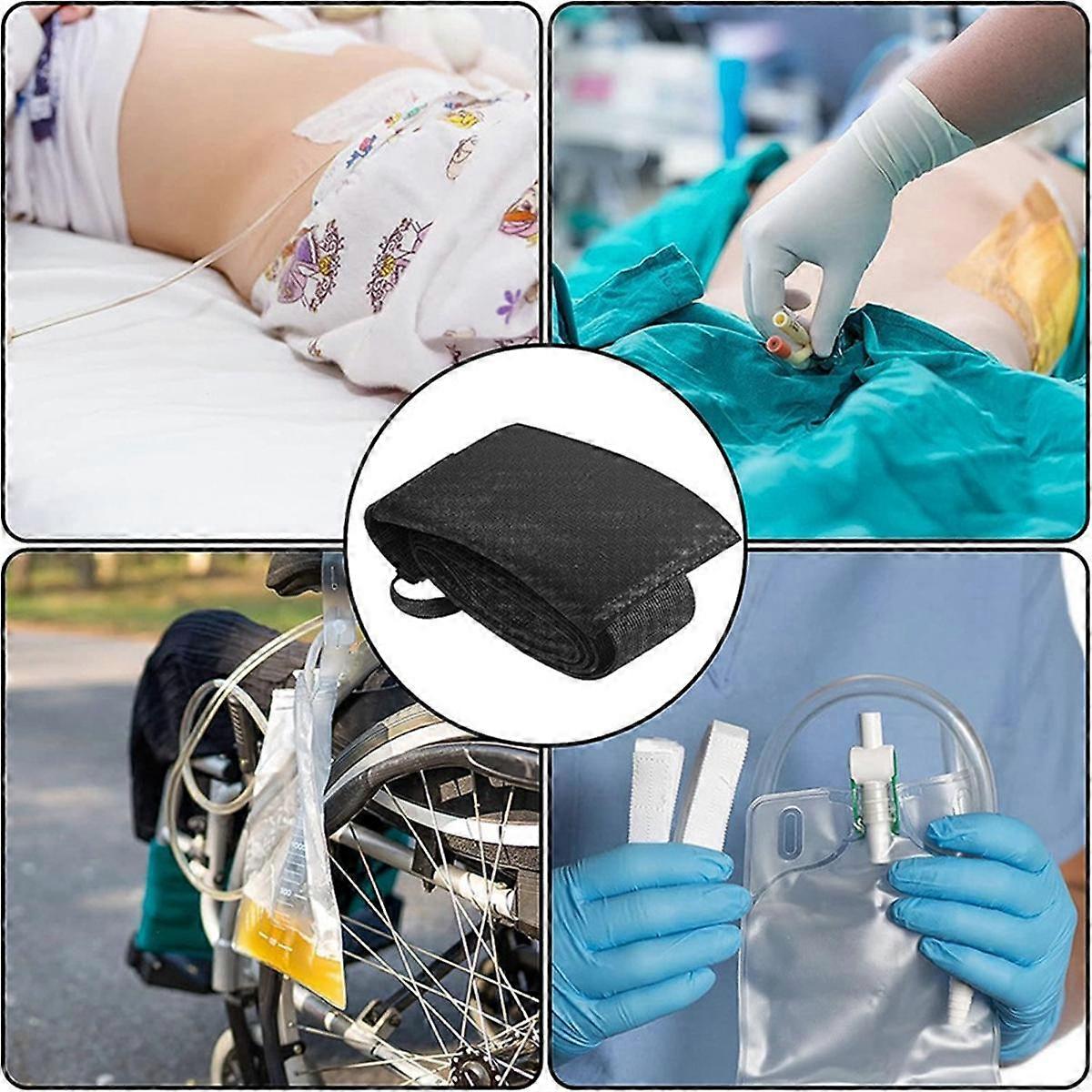 Peritoneal Dialysis Belt PD Catheter Holder with Mesh Pouch for Tube ...