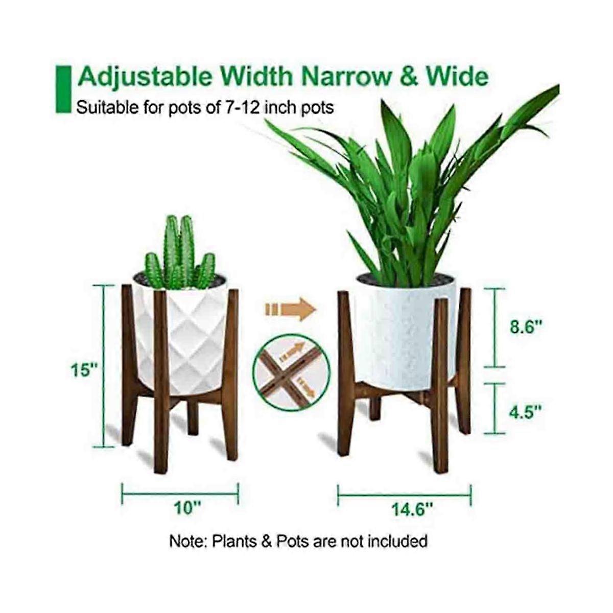 Plant Stand Adjustable Modern Indoor Plants Stands Corner Flower Holder ...